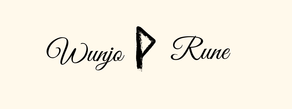 Wunjo Rune - Pagan Homestead